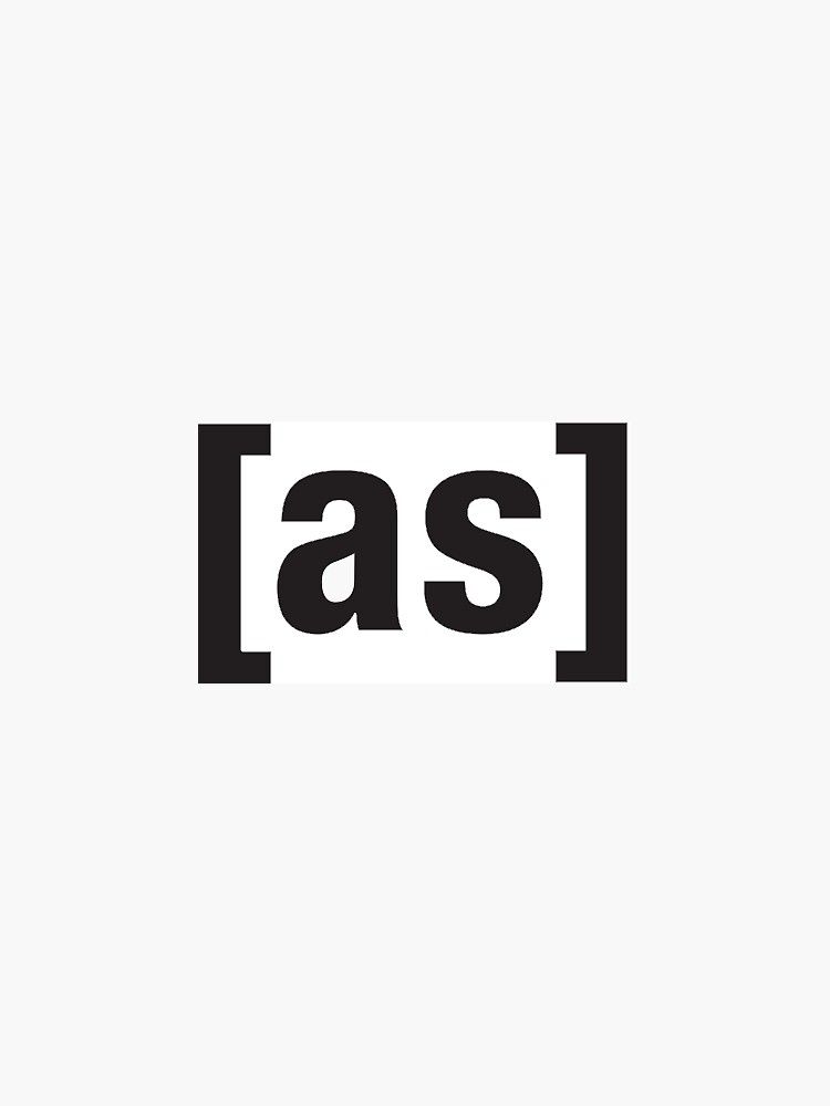 "[AS] - Adult Swim Logo" Sticker for Sale by thefigs | Redbubble