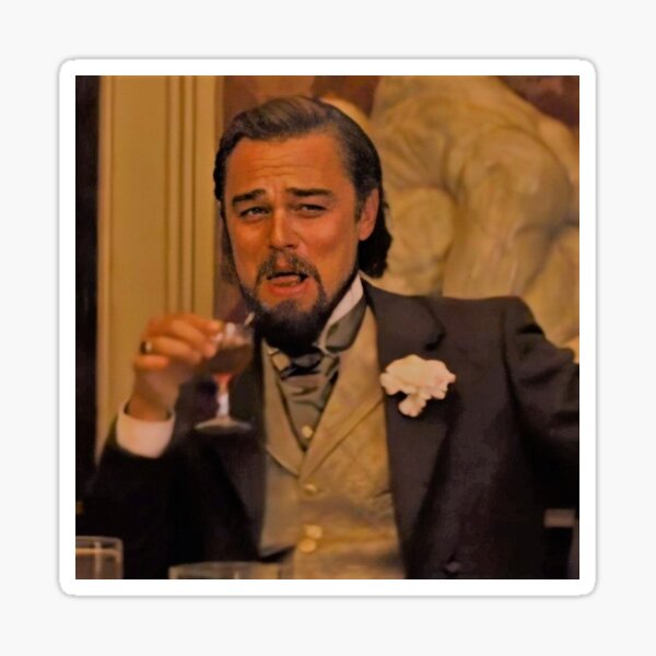 Laughing Leo Memes Leo Laughing Meme" Sticker For Sale By