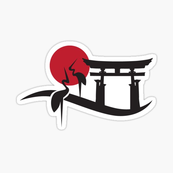"Japan Torii Gate" Sticker for Sale by bc21design | Redbubble