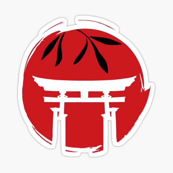 "Japan Torii Gate" Sticker for Sale by bc21design | Redbubble