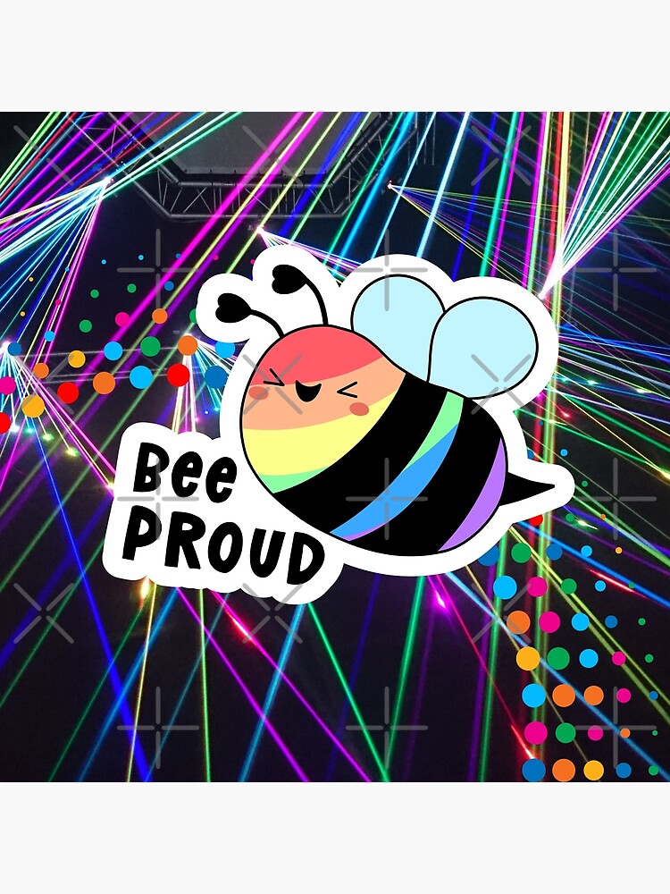 "Bee Proud - LGBTQ - Rainbow Pride 2021" Poster for Sale by ...