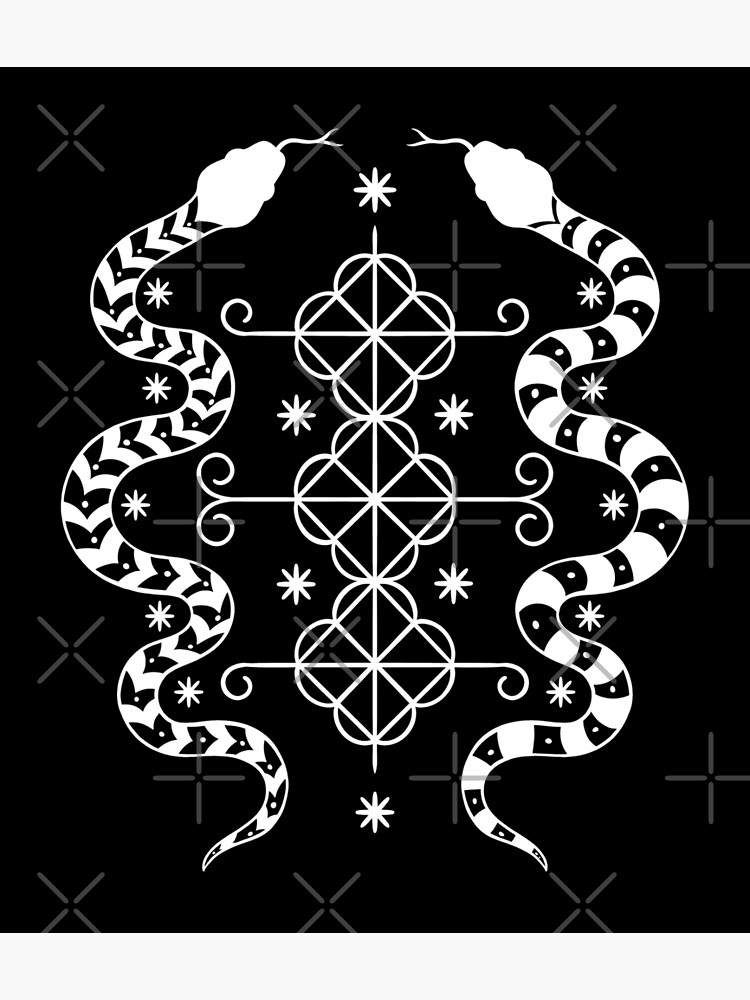 Damballah Wedo Veve loa symbol Premium Matte Vertical Poster sold by ...