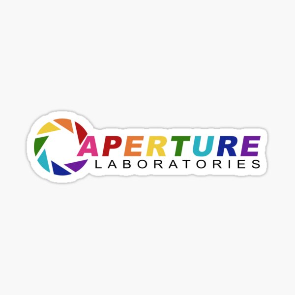 "Aperture Science Pride" Sticker for Sale by Quill-an | Redbubble