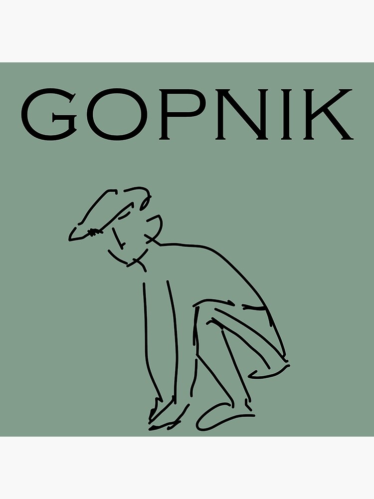 "Gopnik Russian Meme Line Art" Art Print by VADIMproducts | Redbubble