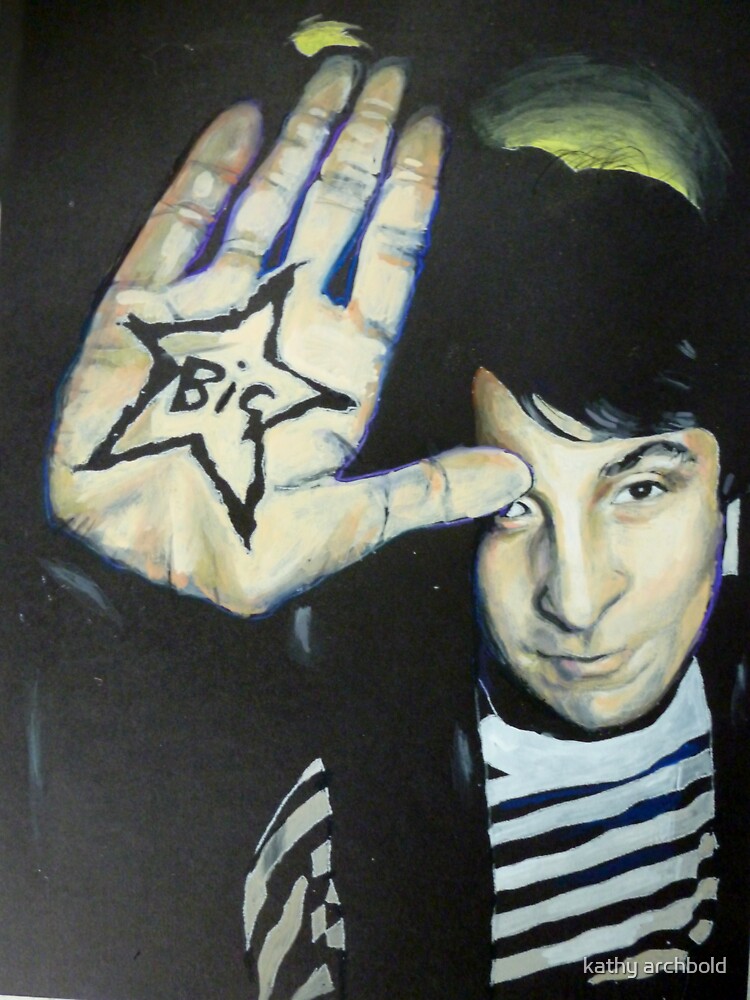 "Alex Chilton" Sticker for Sale by kathy archbold | Redbubble