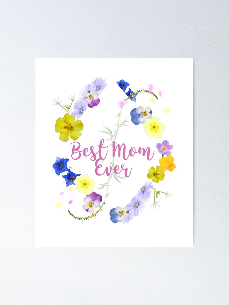 "Best Mom Ever" Poster by miklos23 | Redbubble