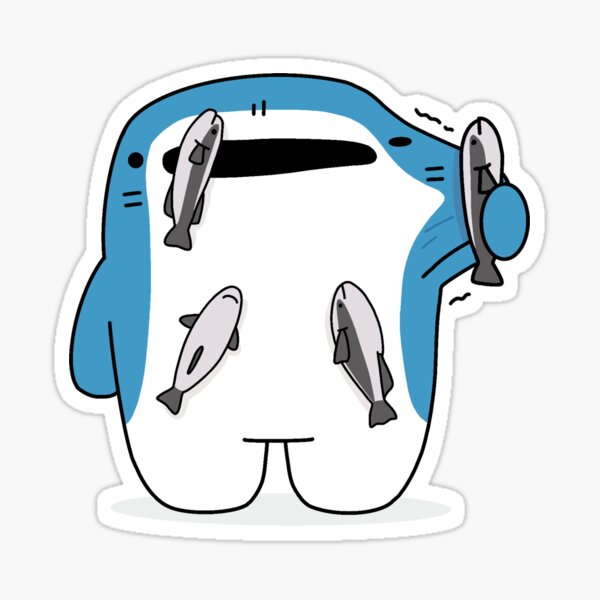 "Samezu Fishy" Sticker for Sale by yktv-kloi | Redbubble