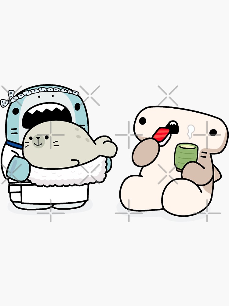 "Samezu Sushi" Sticker for Sale by yktv-kloi | Redbubble