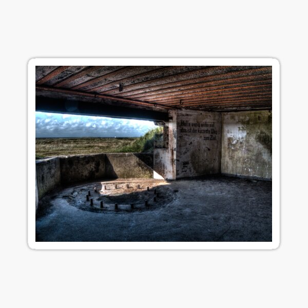 "WW2 bunker" Sticker by loadinglevelone | Redbubble