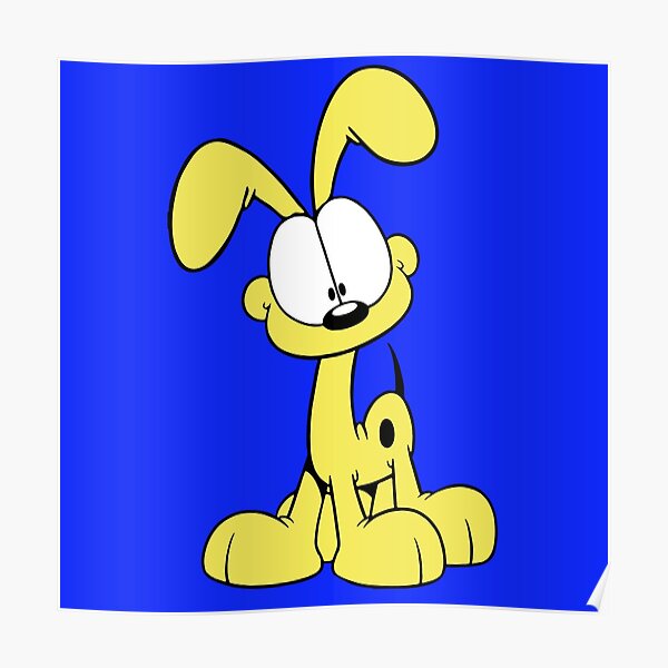 "Garfield's firend Odie" Poster by aimanmesleh | Redbubble