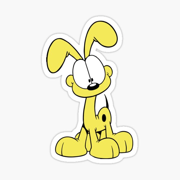 "Garfield's firend Odie" Sticker for Sale by aimanmesleh | Redbubble