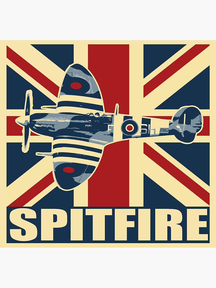 "Supermarine Spitfire Fighter Aircraft RAF Plane WW2 Aeroplane Obama ...