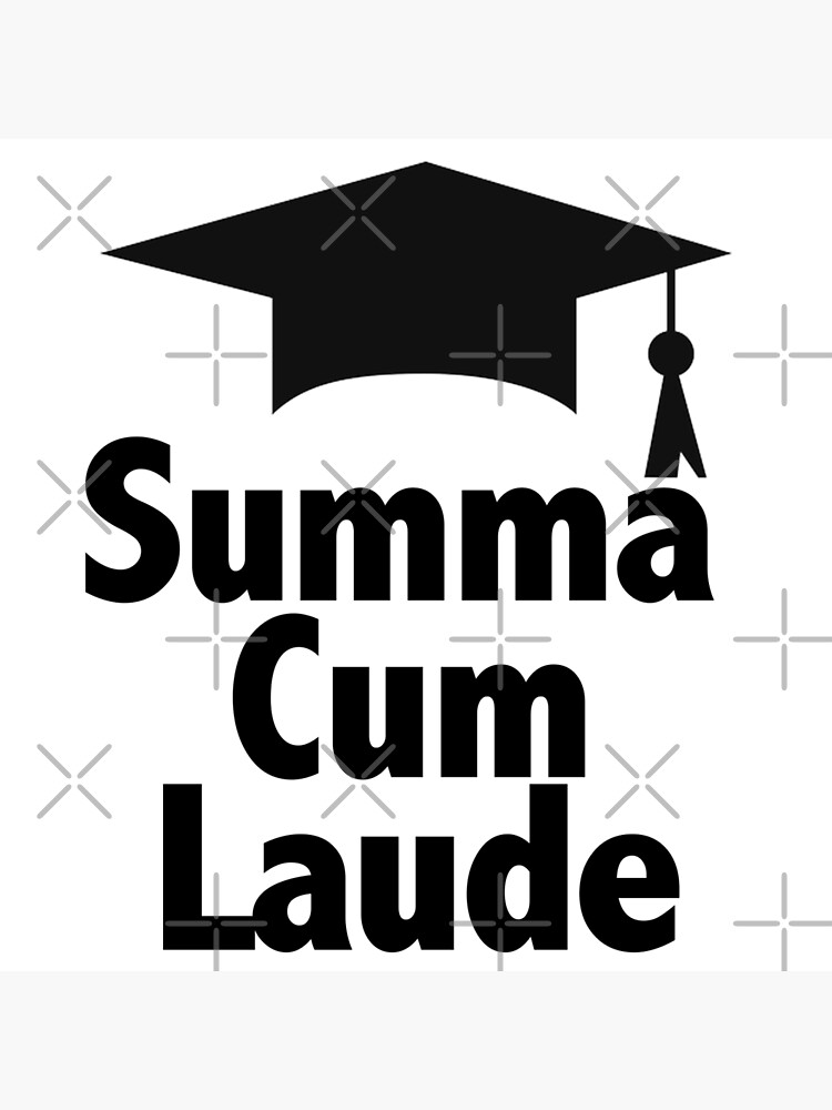 "Summa Cum Laude Bold with cap" Poster by ae0829 | Redbubble
