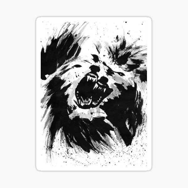 "Battle for Dominance" Sticker for Sale by geofflong | Redbubble