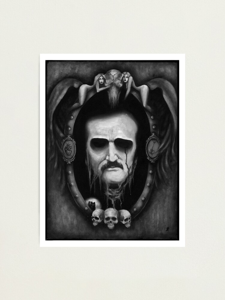 "Dark Edgar, Edgar Allan Poe, Romanticism, dark art painting ...