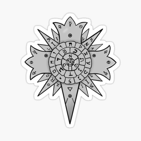 "D Gray Man Exorcist Black Order Logo" Sticker for Sale by ...