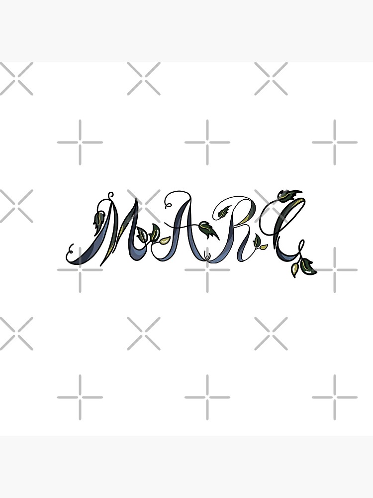 "Marc name green leaves" Poster for Sale by Salpisart | Redbubble