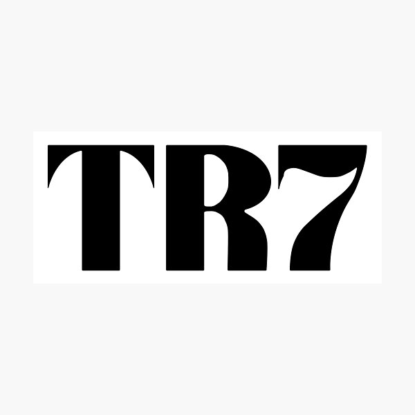 Lámina fotográfica «Triumph TR7 - Recreación del logotipo de la ...