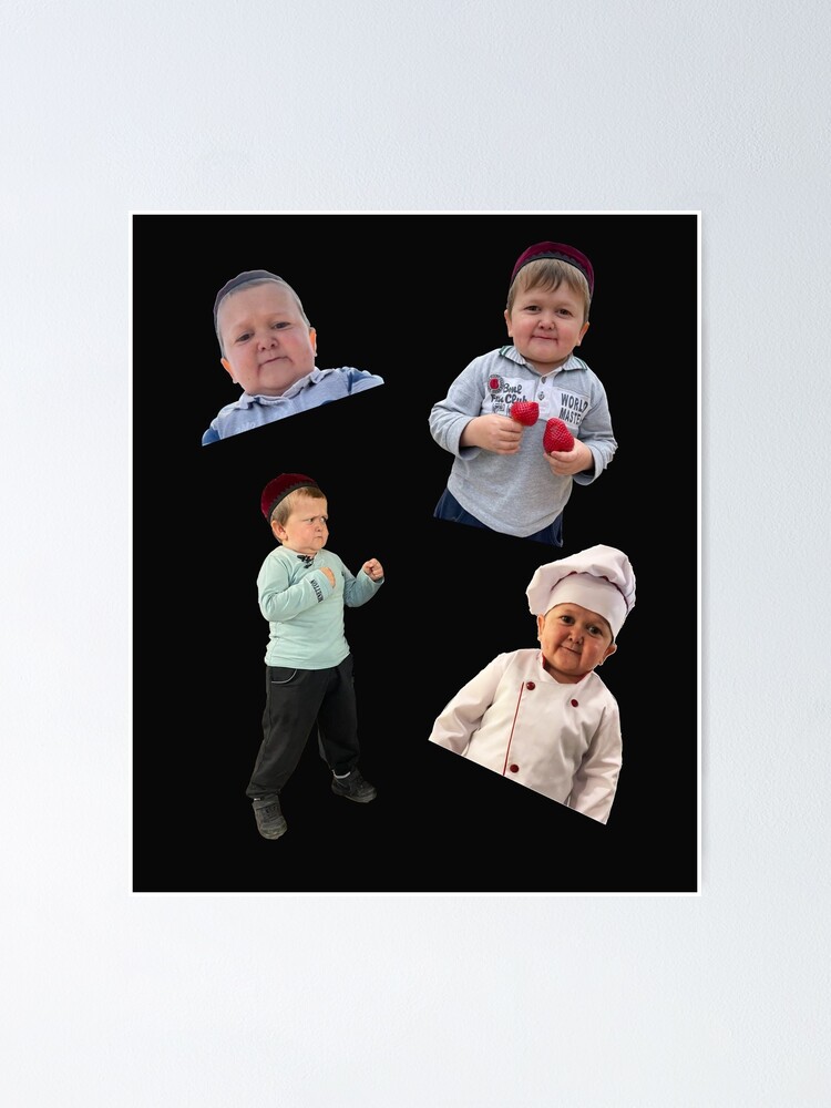 "Hasbulla Magomedov Mini Khabib Meme" Poster by KasbahArt | Redbubble