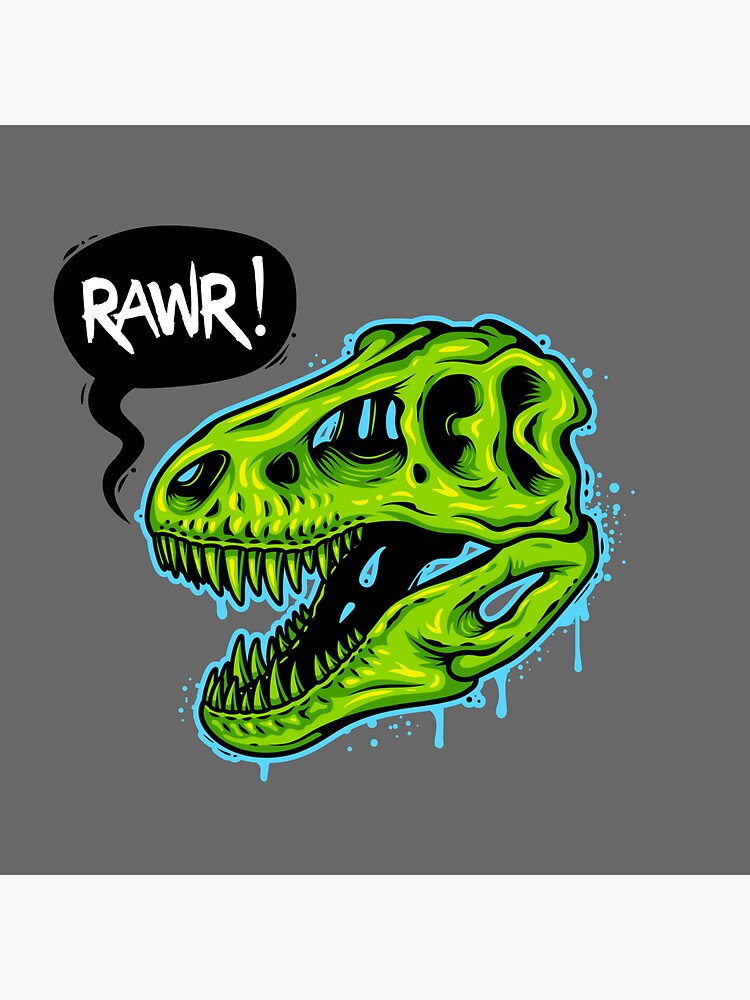 "Rar!" Sticker for Sale by J-Art-Gaming | Redbubble