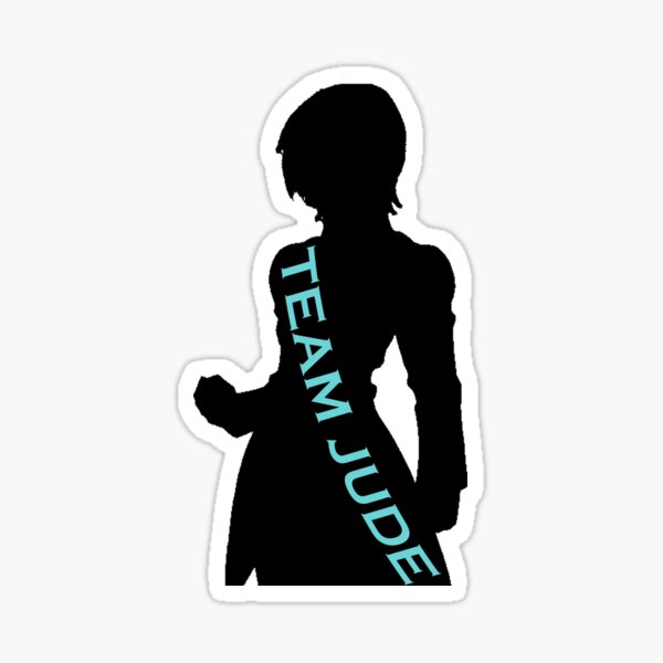 "Team Jude" Sticker for Sale by Crystal-Aurion | Redbubble