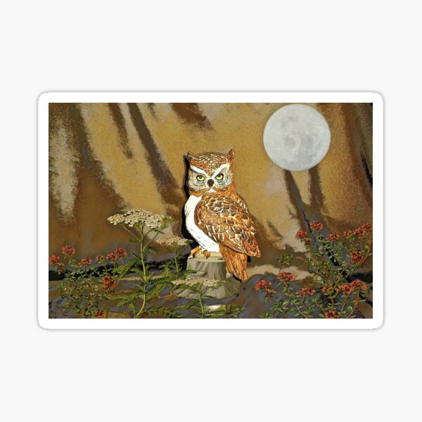 "Moonlight Beauty" Sticker for Sale by DonnaM | Redbubble