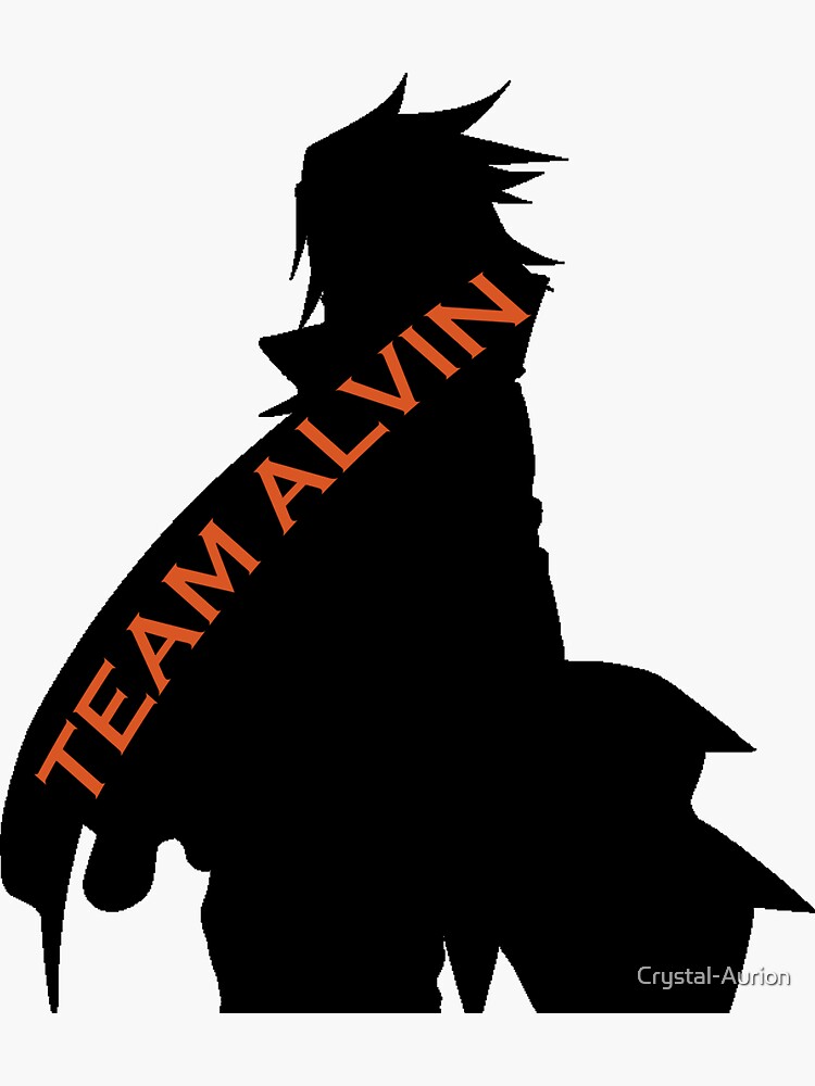 "Team Alvin" Sticker for Sale by Crystal-Aurion | Redbubble