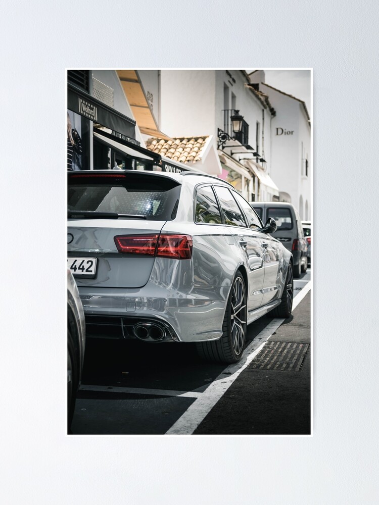 "RS6" Poster by MarioLagu | Redbubble