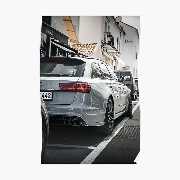"RS6" Poster by MarioLagu | Redbubble