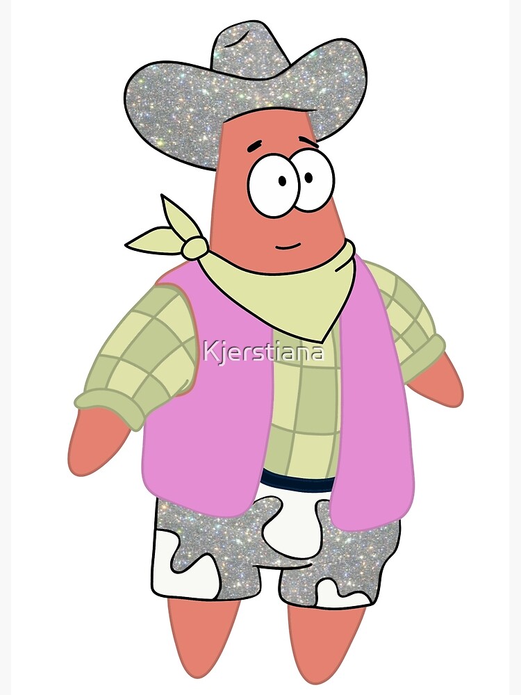 "Cowboy Patrick Star " Poster by Kjerstiana | Redbubble