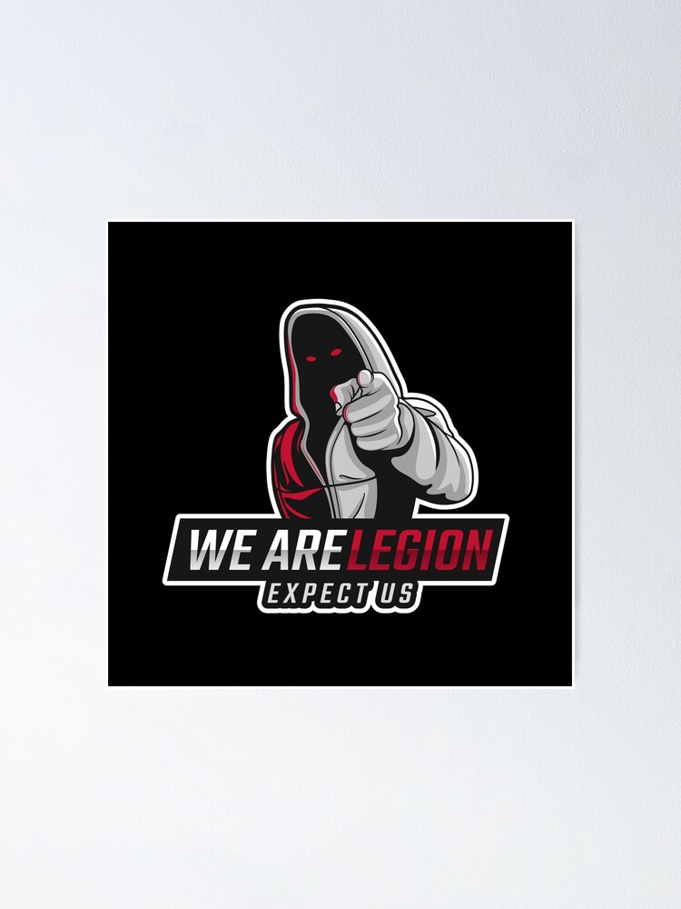 "We are Legion | Hacker design" Poster for Sale by leo-jess | Redbubble