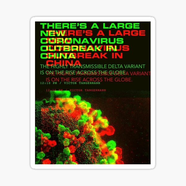 "Delta Variant" Sticker for Sale by jpjmoffett | Redbubble