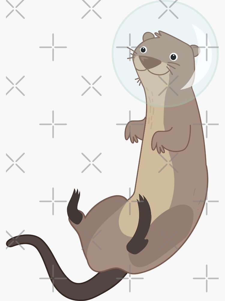"Cute Space Weasel | Cosmic Animal" Sticker for Sale by artado | Redbubble