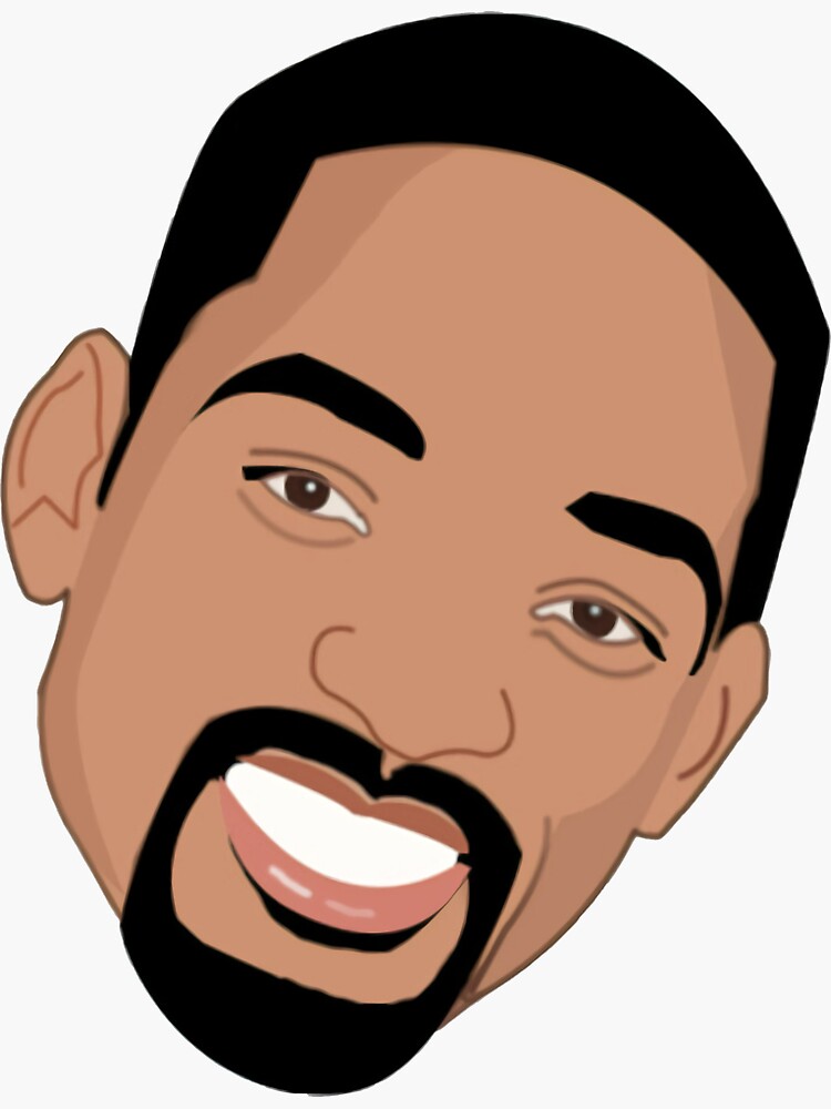 "will smith cartoon" Sticker by rorysilas | Redbubble
