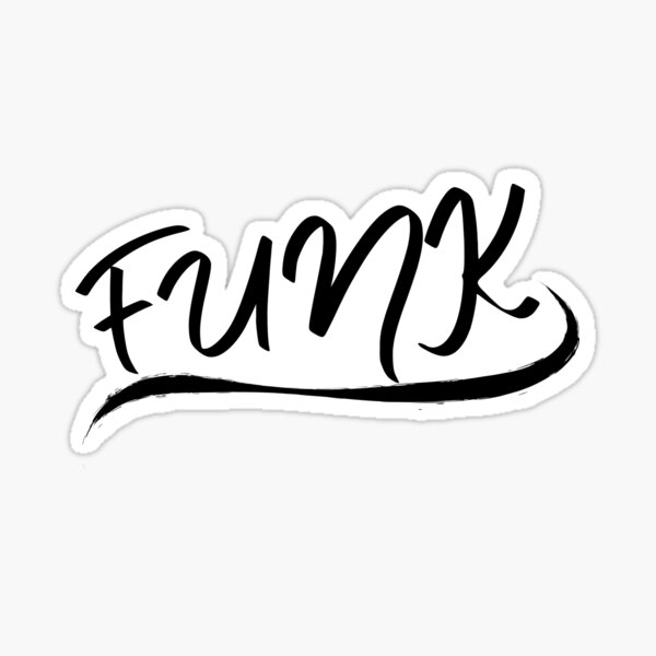 "Funk style " Sticker for Sale by Ali-ArtDesign | Redbubble