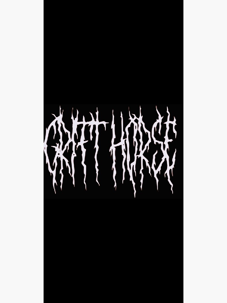 "Grift horse metal logo" Sticker for Sale by barnestown | Redbubble