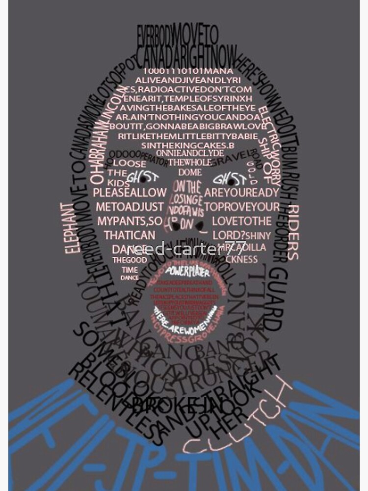 "Clutch - Neil Fallon Art" Sticker for Sale by reed-carter77 | Redbubble