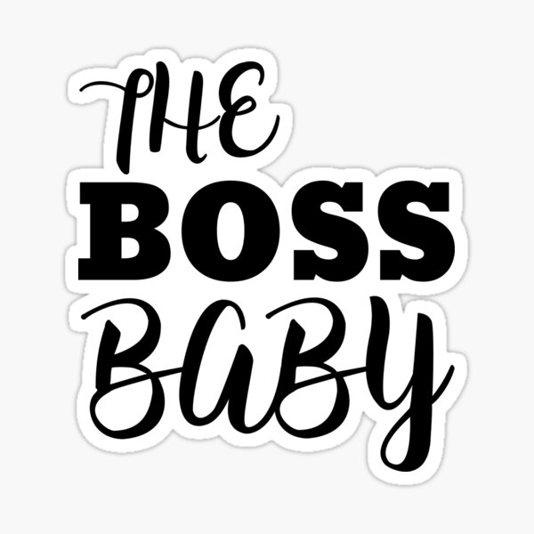 "The Boss Baby" Sticker for Sale by JienChan26 | Redbubble