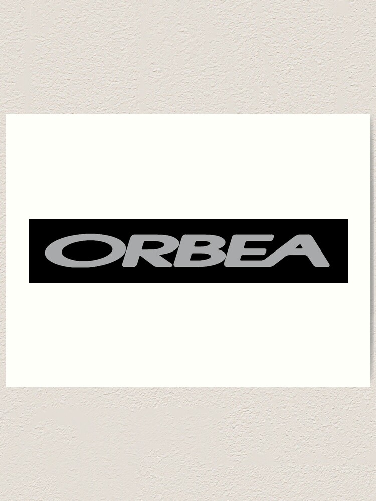 "BICYCLE-ORBEA TEXT LOGO" Art Print for Sale by CharlesFloret | Redbubble