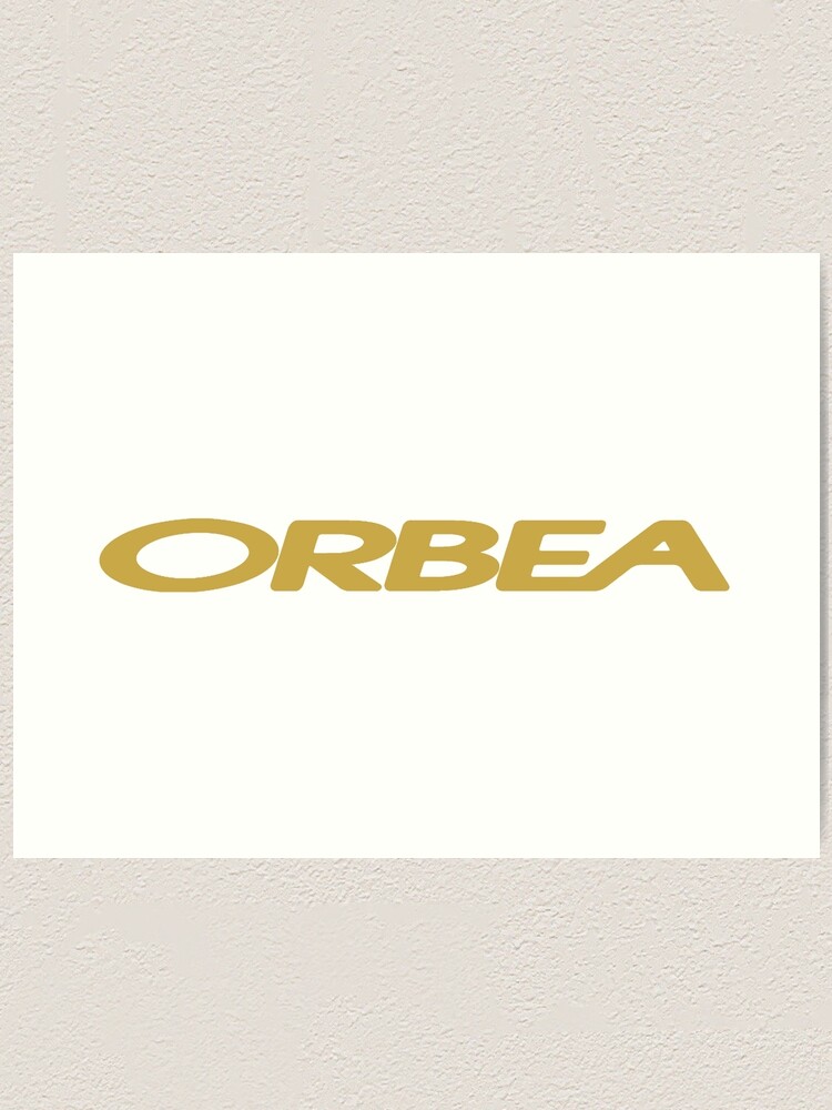"BICYCLE-ORBEA TEXT LOGO" Art Print for Sale by CharlesFloret | Redbubble