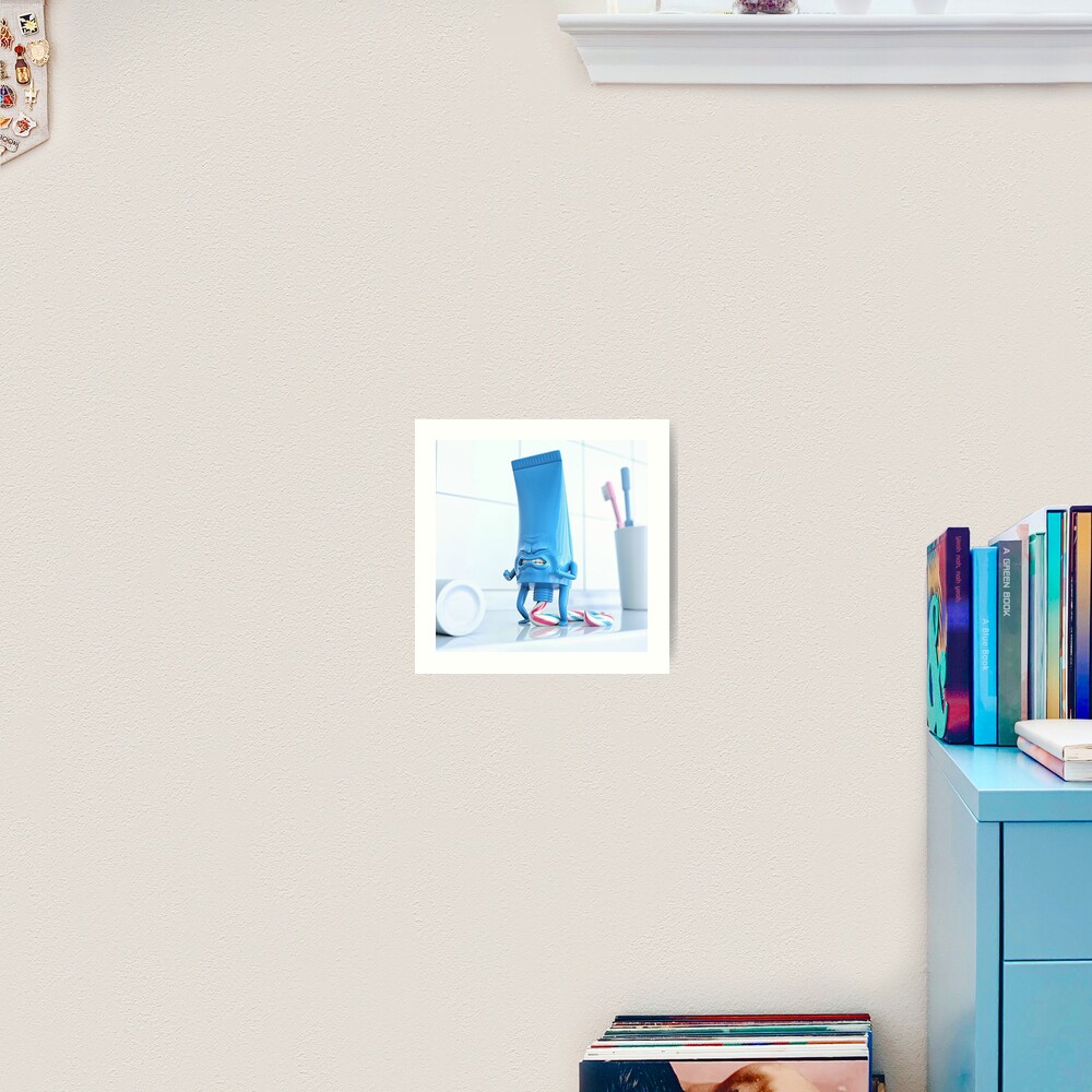 "Pooping Toothpaste Reddit Meme" Art Print by arowebeats | Redbubble