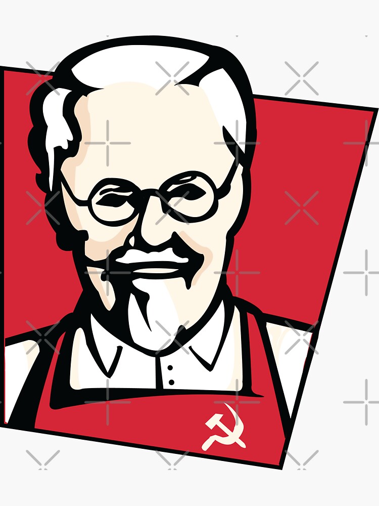 "Kentucky Fried Communism" Sticker for Sale by HenryBourke767 | Redbubble