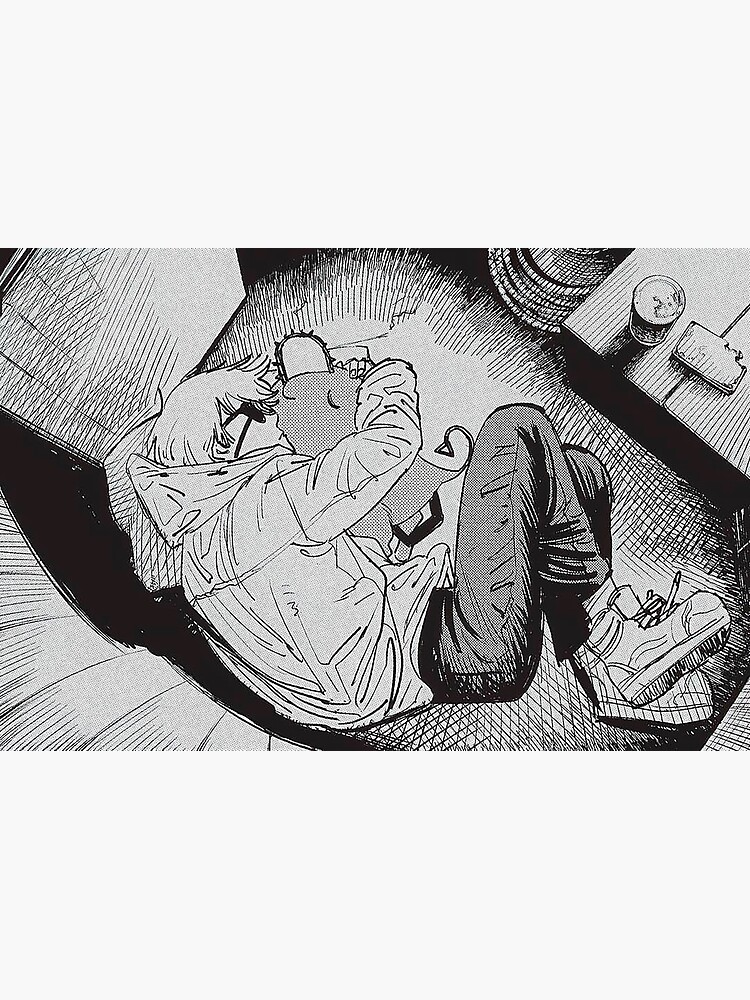 "Denji & Pochita Sleeping | Chainsaw man" Photographic Print by AoiDoi ...