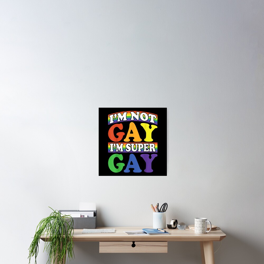"LGBTQ Pride Non Binary Proud Ally Trans" Poster for Sale by ...