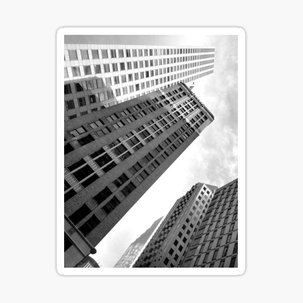 "skyscrapers" Sticker for Sale by squidcode | Redbubble