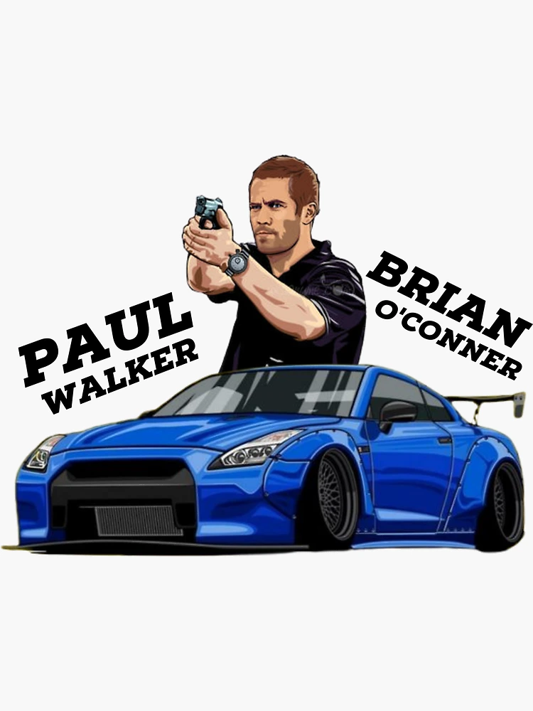 Paul walker sticker store