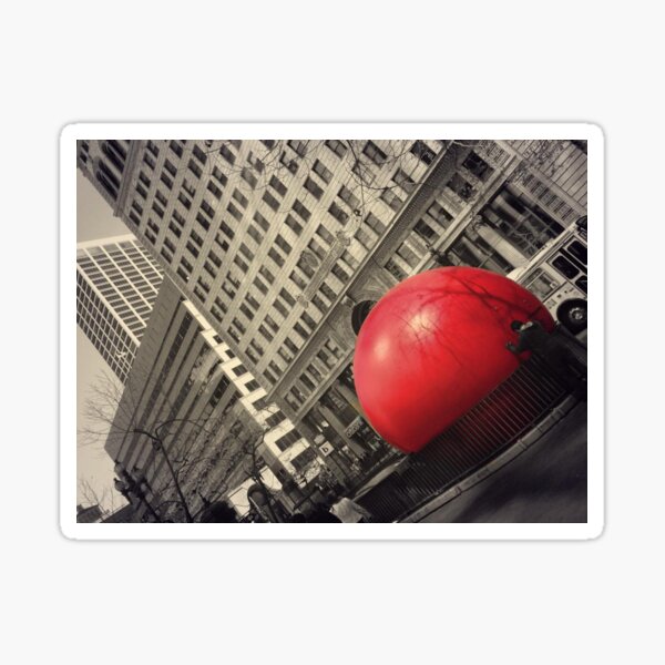 "red ball" Sticker for Sale by squidcode | Redbubble