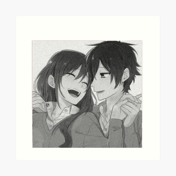 "Horimiya and miyamura~ cutest couple" Art Print for Sale by Lekha151 ...
