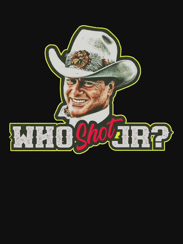 "Who Shot JR? [Vintage Distressed]" T-shirt by billiezon002 | Redbubble