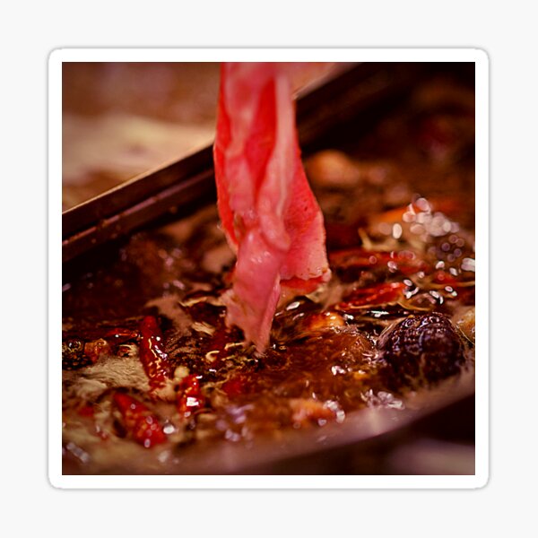 "Chinese Hot Pot" Sticker by NerdyByDesign | Redbubble